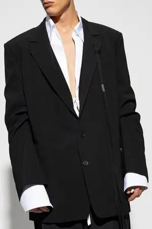 ANN DEMEULEMEESTER Single Breasted Tailored Blazer