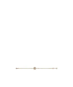 Gucci Interlocking Rose Gold Diamond Bracelet - Yellow