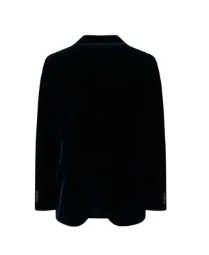 Giorgio Armani Dark Blue Double-breasted Blazer