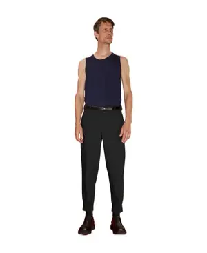 Neil Barrett Rib Knit Cuff Casual Pants