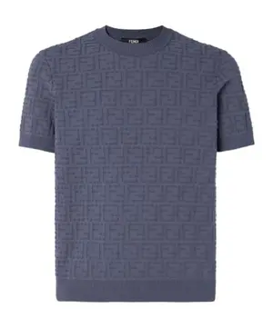Fendi Embellished Knitwear For Men