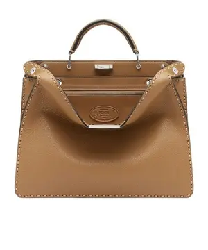 Fendi Selleria Peekaboo Iseeu Medium Tote Bag - Brown