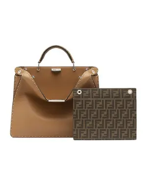 Fendi Selleria Peekaboo Iseeu Medium Tote Bag - Brown