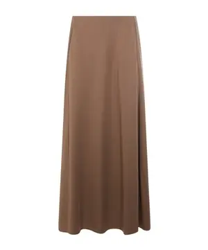 Max Mara Stilla Flared Midi Skirt - Brown