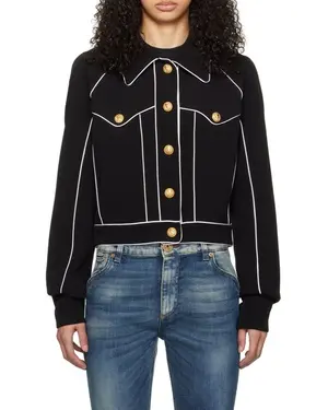 Balmain Western Crepe Jacket