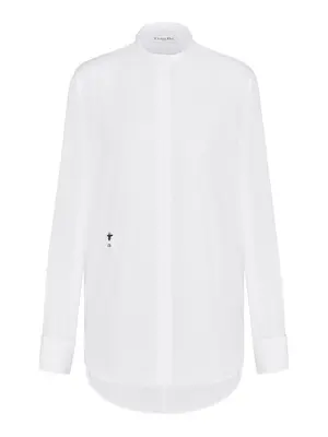 Dior Blouse With Removable Ruched Collar - No