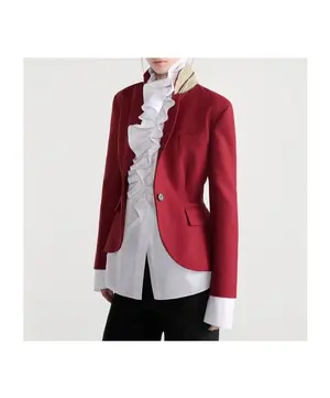 Dior Blouse With Removable Ruched Collar - No