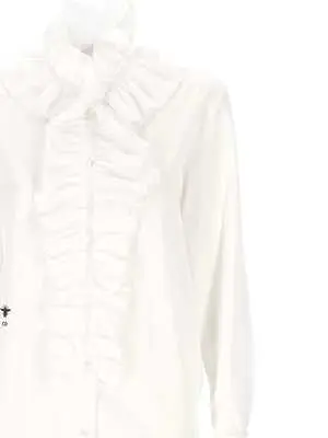 Dior Blouse With Removable Ruched Collar - No