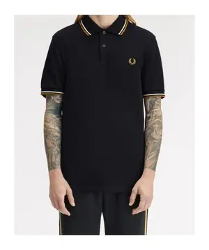 Fred Perry Short-sleeved Polo Shirt - Black