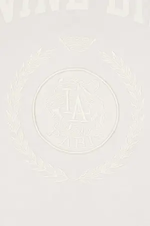 ANINE BING Short-sleeve Crew Neck T-shirt With Logo Detail