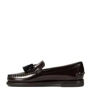 SEBAGO Round Toe Loafers With Fringe Detailing - Brown