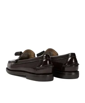 SEBAGO Round Toe Loafers With Fringe Detailing - Brown