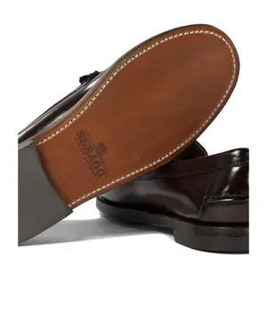 SEBAGO Round Toe Loafers With Fringe Detailing - Brown