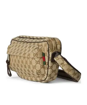 Gucci Gg Monogram Belt Bag - Beige/ebony