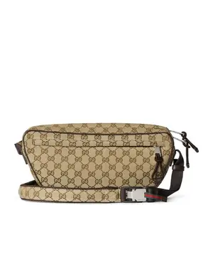 Gucci Gg Monogram Belt Bag - Beige/ebony