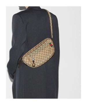 Gucci Gg Monogram Belt Bag - Beige/ebony