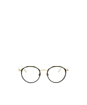 Linda Farrow Geometric Frame Eyeglasses - Black