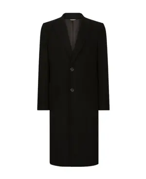 Dolce & Gabbana Single-breasted Tailored Coat With Peak Lapel