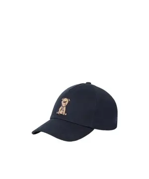 Fendi Dark Canvas Baseball Cap - Blue