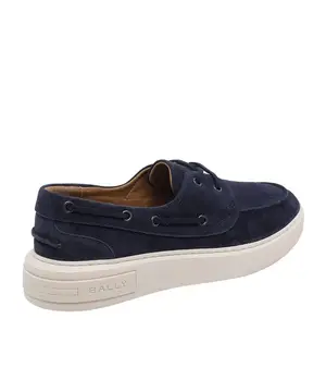 Bally Embossed Logo Lace-up Sneakers
