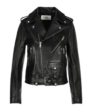 Celine Long Sleeve Leather Jacket