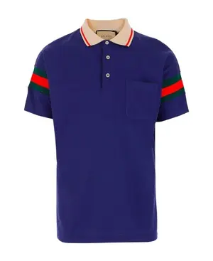 Gucci Stripe-detail Polo Shirt