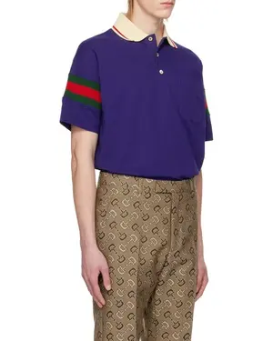 Gucci Stripe-detail Polo Shirt