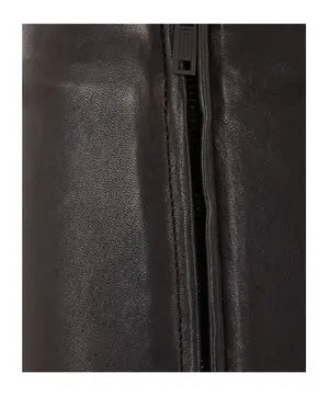 ANN DEMEULEMEESTER Paneled Skinny Leather Pants