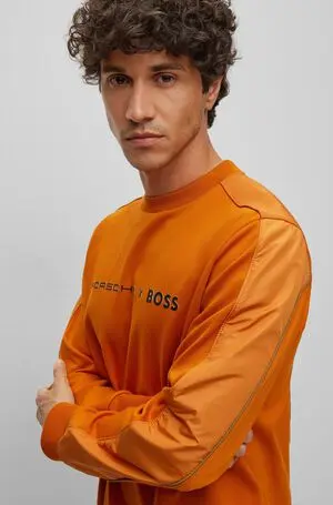 Hugo Boss Long-sleeved Sweatshirt With Logo
