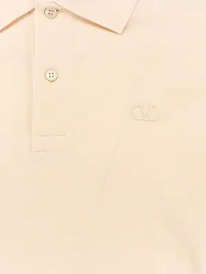 Valentino Garavani Logo Embroidered Short-sleeved Polo Shirt