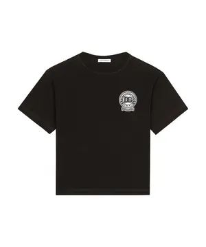 Dolce & Gabbana Dg Embroidered T-shirt - Black