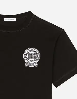 Dolce & Gabbana Dg Embroidered T-shirt - Black