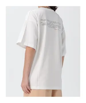 Alberta Ferretti Logo Printed Crewneck T-shirt