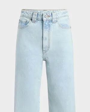 Khaite Dane Wide-leg Jeans - Blue