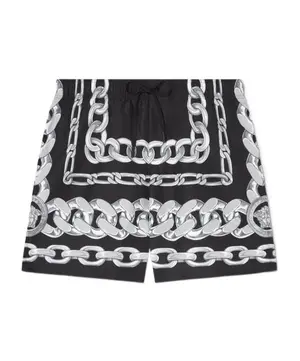 Versace Medusa Chains Printed Swim Shorts
