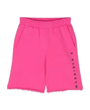 MAISON MARGIELA Elastic Waist Shorts With Logo