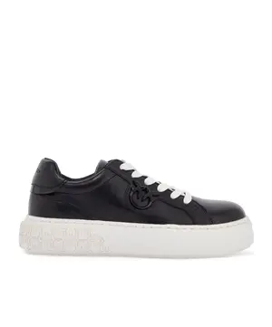 Pinko Logo Patch Platform Sneakers - White