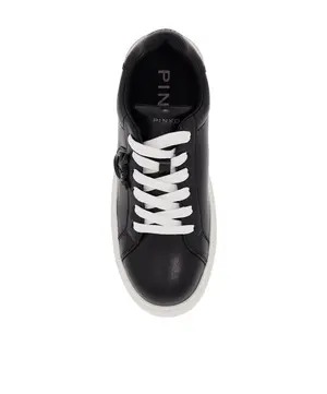 Pinko Logo Patch Platform Sneakers - White