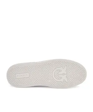 Pinko Logo Patch Platform Sneakers - White