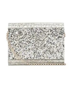 JIMMY CHOO Glitter Clutch Bag - Gray