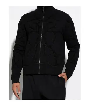 Versace Long-sleeved Zipped Cardigan