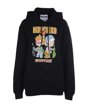 Moschino The Flintstones Printed Hoodie - Black