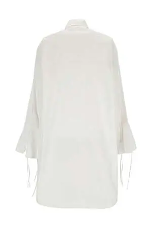Palm Angels Flared-sleeve Buttoned Shirt Dress