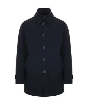 Herno Buttoned Layered Effect Coat