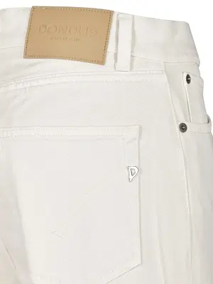 DONDUP High-rise Straight-leg Jeans - White