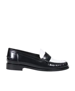 FERRAGAMO Two-tone Slip-on Loafers