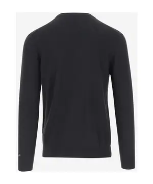 Woolrich Embroidered Logo Crewneck Jumper - Black