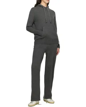 GOLDEN GOOSE Gray Cashmere Blend Joggers - Black