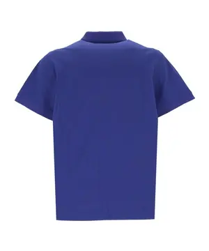 FAY Logo-embroidered Polo Shirt - Blue