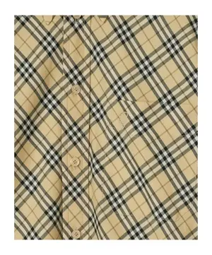 Burberry Check-pattern Long-sleeve Shirt - Grain